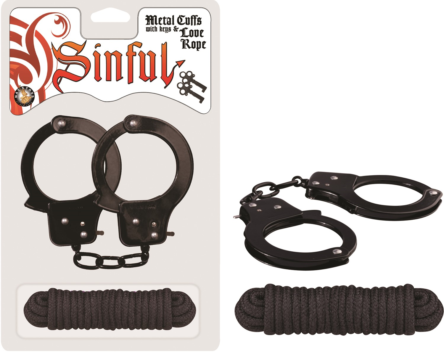 Le Tache Couples Boutique - Sex Toys, Lubricants, Enhancements & More • Sinful Metal Cuffs W ...